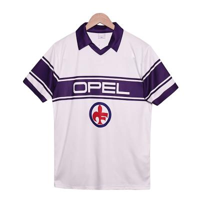 China Fiorentina Retro 1984-1985 Away Football Jersey Classic Reproduction - Authentic Vintage Design & Bulk Order Options for sale