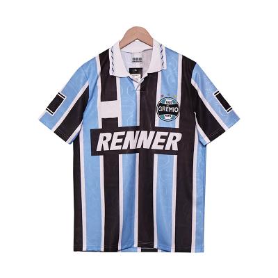 China Classic Gremio 1995-1996 Retro Football Home Jersey - Authentic Replica with Vintage Design & Custom Options for sale