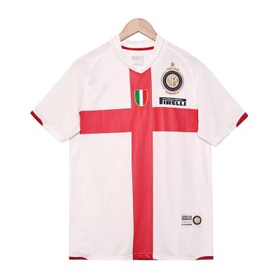 China Inter Milan 2007-2008 Away Retro Jersey with Custom Name & Number Printing - Authentic Vintage Football Kit for sale