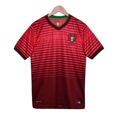 China Portugal Retro 2014 World Cup Home Jersey - Authentic Reproduction with Customization Options in Multiple Sizes for sale