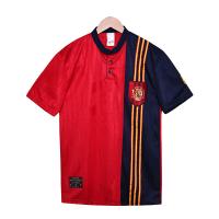 China Spain 1996 Retro Football Jersey - Authentic Replica with Custom Name & Number Printing in Multiple Sizes for sale
