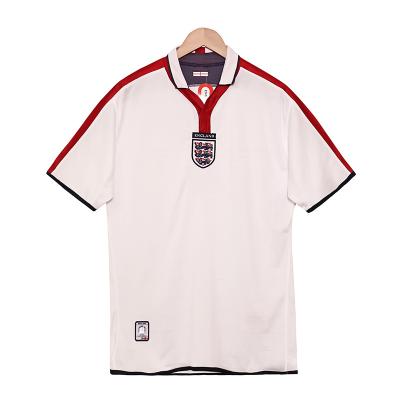 China Retro 2004 England European Cup Home Football Jersey Accepts Team Customization for sale