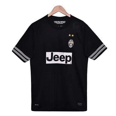 China Juventus 2012-2013 Retro Away Football Jersey - Authentic Black Blue Stripes Vintage Shirt S-XXL for sale