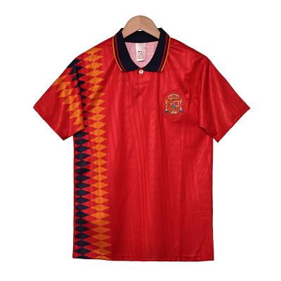 China Classic Spain 1994 Home Football Jersey - Custom Numbers 1-99, Authentic Reproduction in S-XXXL Sizes for sale