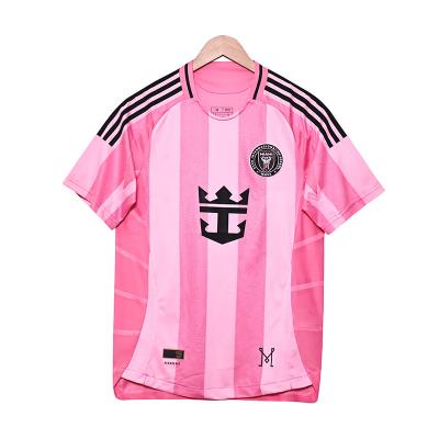 China 2025-2026 Miami Home Football Jersey - Professional Grade Breathable Fabric with Custom Name & Number Options for sale