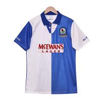 China Blackburn Rovers 1994-95 Home Retro Football Jersey Moisture Wicking Custom for sale