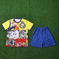 China Cristiano Ronaldo Children's Fan Edition Football Jersey - Customized for Ages 3-12 with Quick-Dry Fabric for sale
