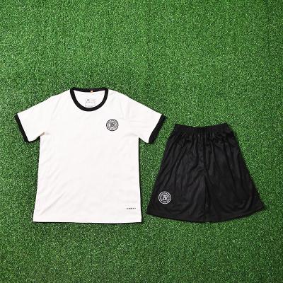 China German Children's 125th Anniversary Football Jersey - Breathable Polyester Youth Sizes 6-14 with Customization for sale