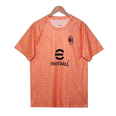 China Custom AC Milan 2025-2026 Training Jersey Moisture Wicking Breathable Team Uniforms for sale