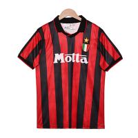 China 1993-1994 AC Milan Home Retro Football Jersey Classic Customization 100% Polyester for sale