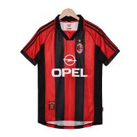 China 1998-1999 AC Milan Retro Home Replica Football Jersey Classic Customization for sale