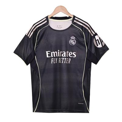 China Real Madrid 2025-2026 Away Football Jersey Customizable Name Number Sizes S-3XL for sale