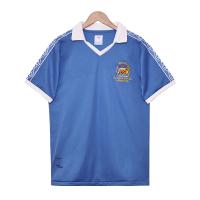 China Manchester City 1981-1982 Home Retro Football Jersey - Authentic Vintage Design with Custom Name & Number Personalization for sale