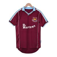 China Custom West Ham United Retro 1999-2001 Home Jersey Personalized Name Number Size S-3XL for sale