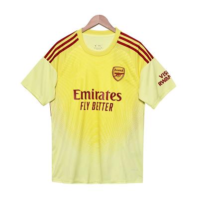China 2025-2026 Arsenal Goalkeeper Training Jersey Custom Suit - Breathable Moisture-Wicking Fabric with Youth & Adult Sizes for sale