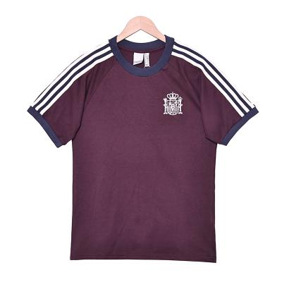 China 2025 Spanish Cotton T-Shirt for Group Customization High Quality Fabric 180gsm for sale