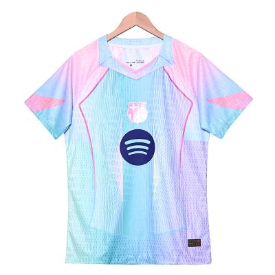 China Barcelona 2025-2026 season player version jersey supports group customization for sale