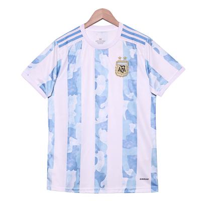 China Argentina Retro 2020 Home Football Jersey Custom Group Fan Commemorative Edition for sale