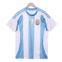 China Argentina Home Jersey 2024 Customizable Group Soccer Uniform Moisture Wicking for sale
