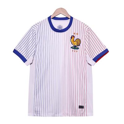 China France National Team Fan Edition Away Jersey 2024 Breathable Lightweight Fabric for Group Orders for sale