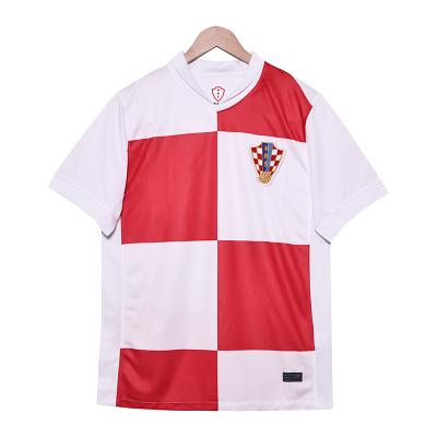 China Croatia 2024 Home Jersey Short Sleeve Custom Team Name Number S-XXL for sale