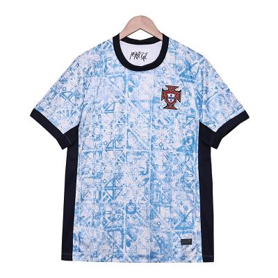 China 2024-2025 Portugal Away Fan Edition Jersey Customizable Bulk Order XS-5XL for sale