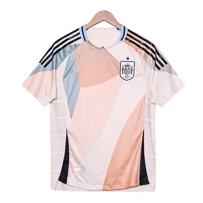 China 2025-2026 Custom Spanish Fan Training Uniforms Jerseys Group Bulk Order 100-500 Pcs for sale