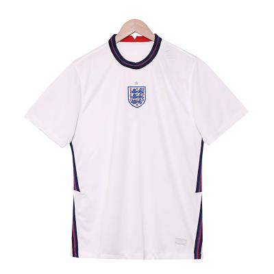 China England 2020 Home Retro Football Jersey Customizable Team Uniform Breathable Fabric for sale