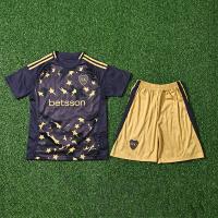 China Boca Kids 2025-2026 Second Away Jersey Children Team Uniform Customization Breathable Fabric for sale