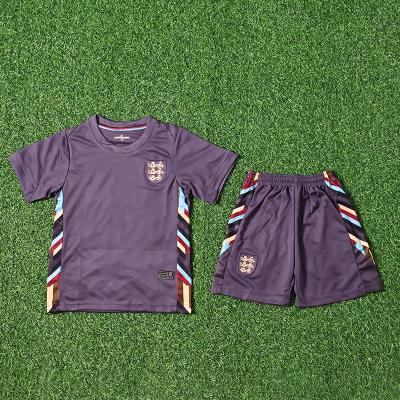 China Custom 2024 England Children Away Football Jerseys Youth Team Uniforms Printing Service for sale