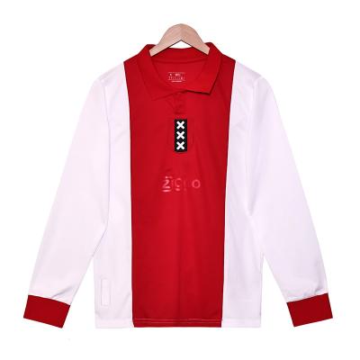 China Ajax 125th Anniversary Edition Long Sleeve Jersey Group Customization for sale