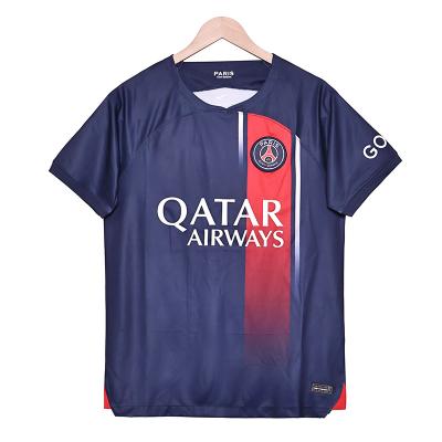 China 2023-2024 Paris Saint-Germain Home Uniforms Support Group Number Customization for sale