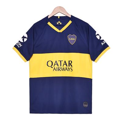 China Boca Retro 2019-2020 Home Football Jersey Customizable Classic Replica Design for Group Orders for sale