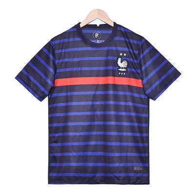 China France Fan Version Home Jersey 2021 Customizable Team Soccer Jersey S-XXL for sale