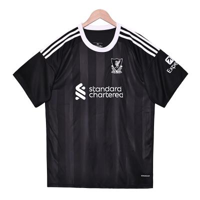 China 2025-2026 Liverpool Fans Customized Goalkeeper Jersey Short Sleeve Breathable Fabric for sale