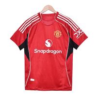 China Manchester United 2025-2026 Home Fan Jersey Customizable Sizes XS-5XL for sale
