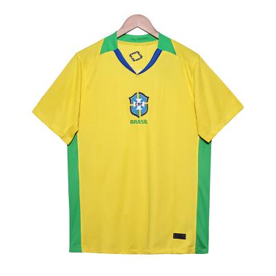 China 2025-2026 Brazil Home Fan Edition Jersey Customizable Sizes XS-5XL for sale