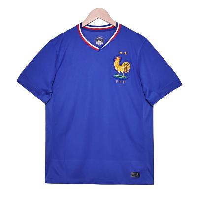 China Customized France 2024 Home Jersey Breathable Polyester Team Design with Numbering for sale