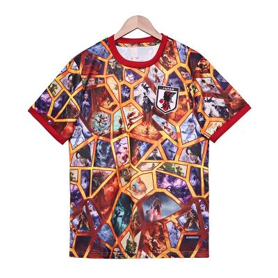 China Japan Team Fan Version 2024 Special Commemorative Jersey Custom LOGO Printing Breathable Fabric for sale