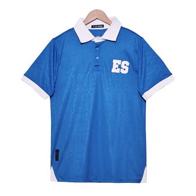 China El Salvador 2025-2026 Fan Version Home Football Jersey Group Customization 100% Polyester for sale