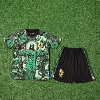 China Brazil 2025-2026 Children Special Edition Football Jersey Customizable for Teams for sale