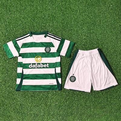 China Celtics 2024-2025 Home Children Football Jersey Youth Sizes Custom Name Number for sale