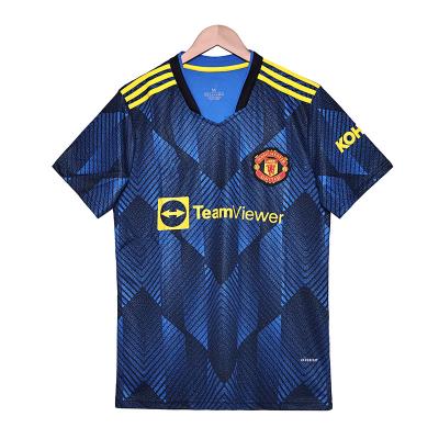 China Manchester United Retro 2021-2022 Second Away Jersey Group Customization for sale
