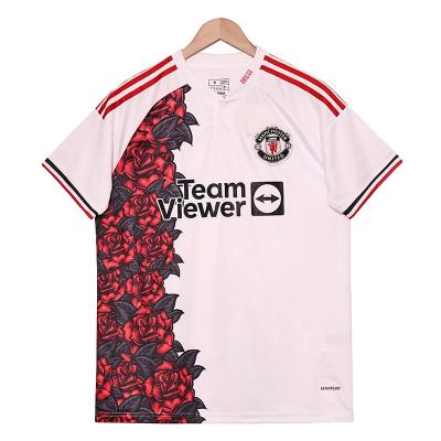 China Manchester United 2025-2026 Custom Fan Jersey Breathable Moisture Wicking Fabric for sale