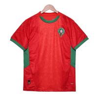 China 2025-2026 Morocco Fan Edition Home Jersey Customizable Breathable Lightweight for sale