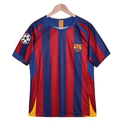 China Barcelona 2005-2006 Season No. 10 Home Retro Jersey Supports Group Customization S-XXL for sale