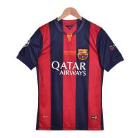 China Barcelona 2014-2015 Retro Home Jersey Customizable Group Bulk Order Classic Reappearance for sale