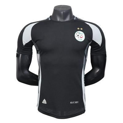 China Black And Grey Algeria Player Version Jersey Supports Group Customization for sale
