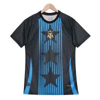 China Argentina 2024 Black Training Suit Custom Team Sports Uniform Bulk Order for sale