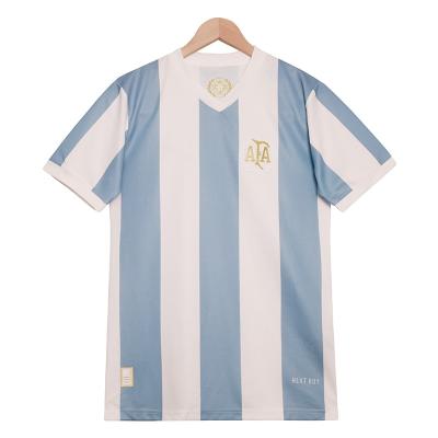 China Argentina 50th Anniversary Short Sleeve Player Edition Jersey Custom Group for sale